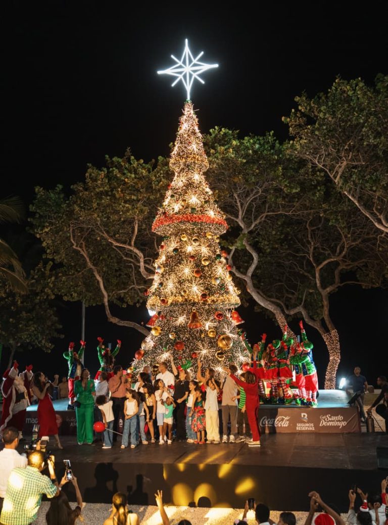 Carolina enciende la Navidad en el malecón con gran arbolito en la ...